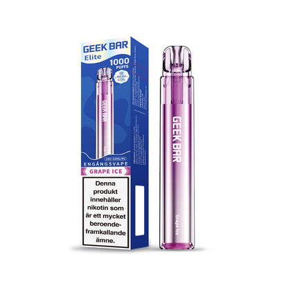 GEEK BAR Elite 1000 Grape Ice 20mg - Vapekungens